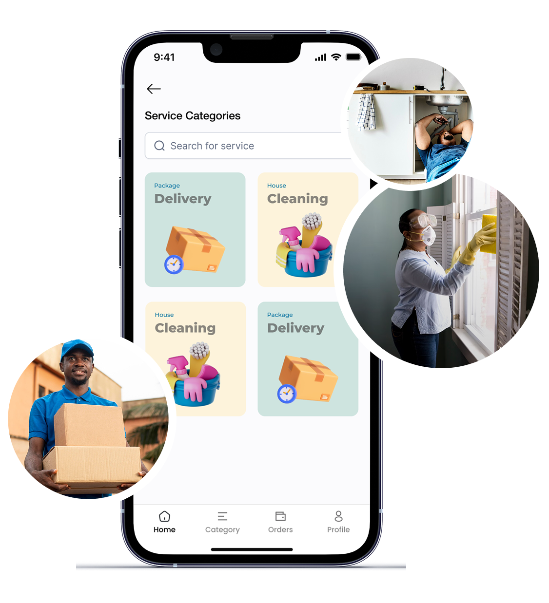 ServEase App - On-Demand Local Services App | Cleaning, Delivery & More